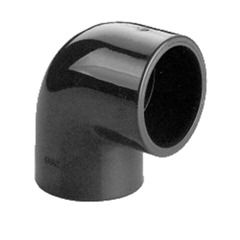 Pvc elbow 50mm solvent plain 90d - EIS